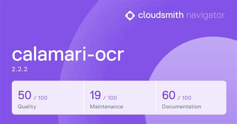 Calamari Ocr 222 Pypi Package Quality Cloudsmith Navigator