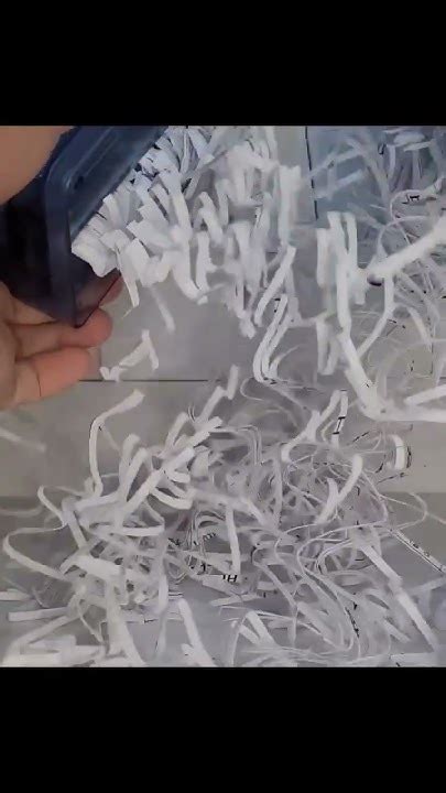 다이소 문서 분쇄기 얇은 비닐 붙은 봉투 정도야 거뜬 Youtube