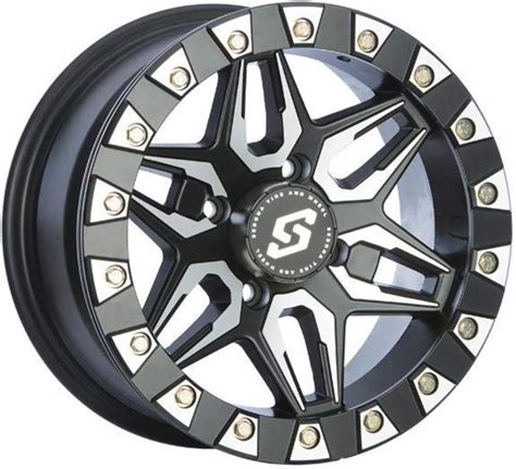Amazon Com Sedona A72M 41037 55S Split Six Beadlock Wheel 14x10 5 5 Offset 4 137 12mm
