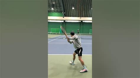테니스 백핸드 슬로우모션🎾투핸드 Youtube