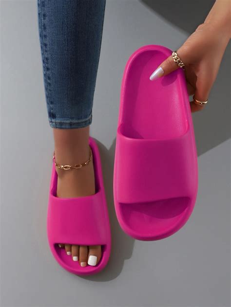 Fashionable Colorful Minimalist Thick Soled Non Slip Unisex Indoor
