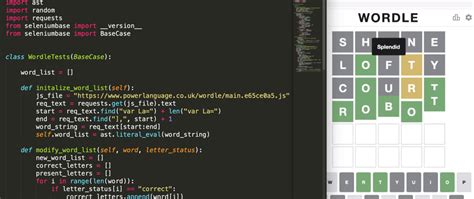 Solving The Wordle Game Using Python And Selenium Dev Community
