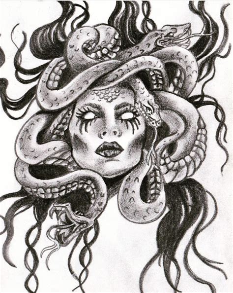 Drawblack And Whitemedusadark Style Malefiz Gerçekçi çizim Yeni