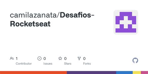 Github Camilazanata Desafios Rocketseat