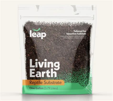 Buy Leap Habitats Living Earth Substrate Bioactive Ready Terrarium Bedding Mix For Reptiles