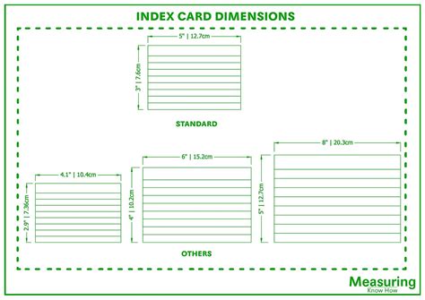 How Big Is An Index Card Printable Cards