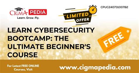 Learn Cybersecurity Bootcamp The Ultimate Beginners Course Free Udemy Course Cigma Pedia