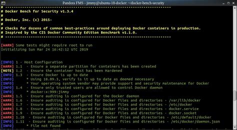 Docker Bench For Security With Pandora Fms