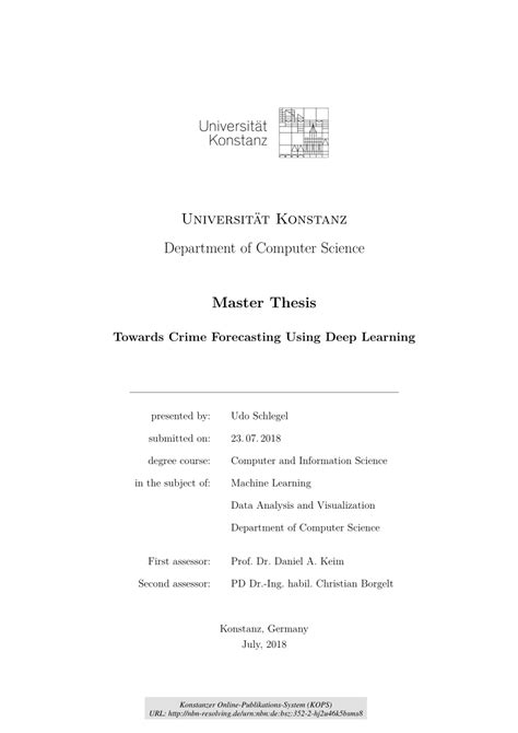 PDF Towards Crime Forecasting Using Deep Learning