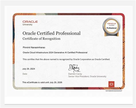 Earned Generative Ai Certification Narasimha Rao Pinninti Posted On The Topic Linkedin