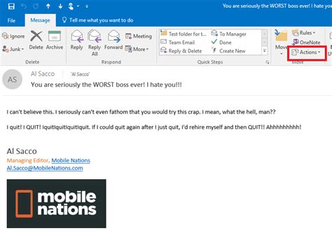 How To Recall A Sent Email Message In Outlook Windows Central
