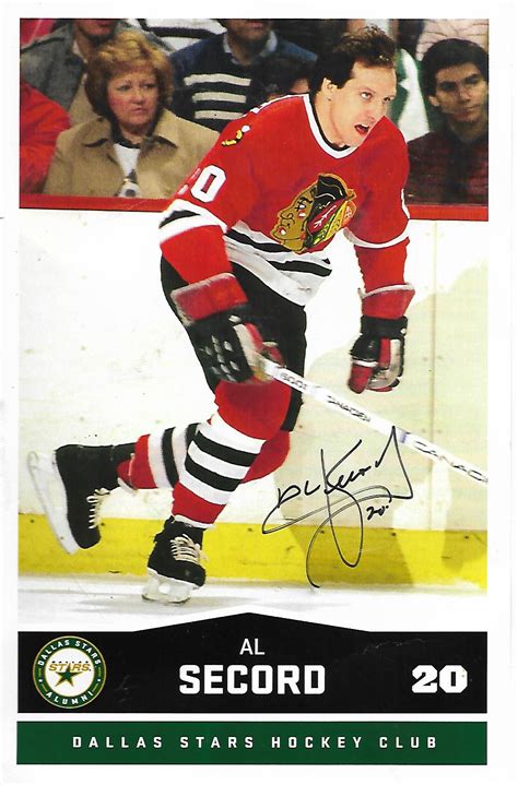 Why Is Al Secord Part Of The Stars Alumni Rdallasstars
