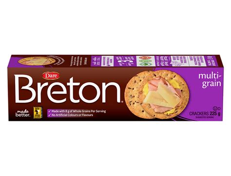 Breton Multigrain Crackers Dare Foods