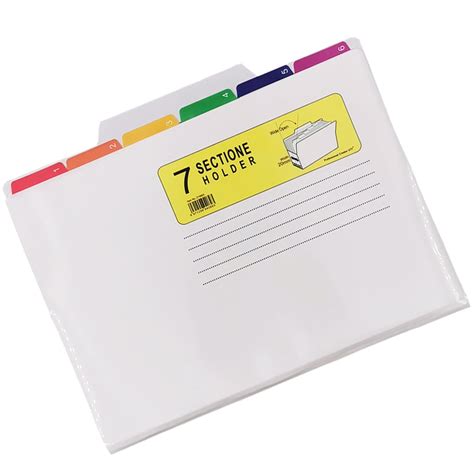 Zehuanyu Binder Dividers Paper Classification Folder Report Organizer