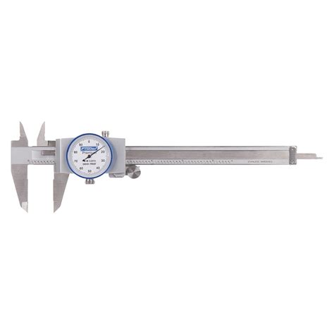 Fowler 0 To 6 Inch White Machinist Grade Dial Caliper Aircraft Spruce