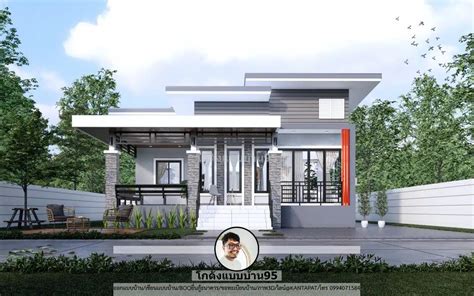 บ้านโมเดริ์น โกดังแบบบ้าน95 รับเขียนแบบบ้าน ออกแบบบ้าน