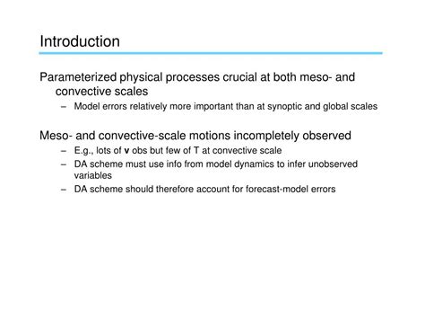 Ppt Representing Model Error In Ensemble Da Powerpoint Presentation