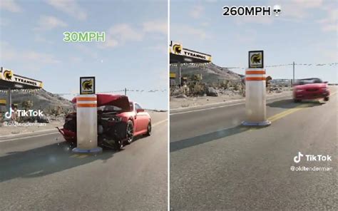 This Is What Happens When You Crash At 260 Mph