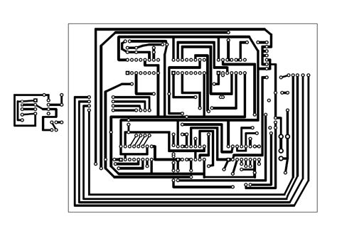 Brailled Pill Organiser PCB Design Etching Process And Drilling