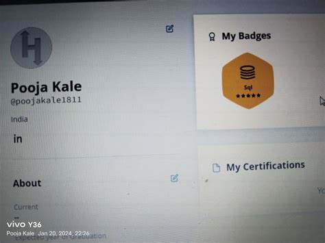 Erpooja Kale On Linkedin Connections Sqldatabase Hackerrank