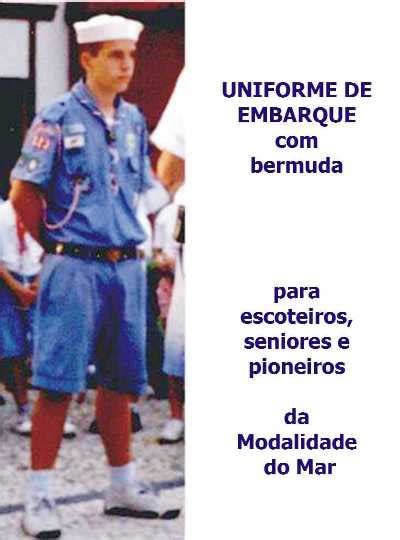 Scout Trek Uniformes Dos Escoteiros Do Mar Do Brasil Antigos E Atuais