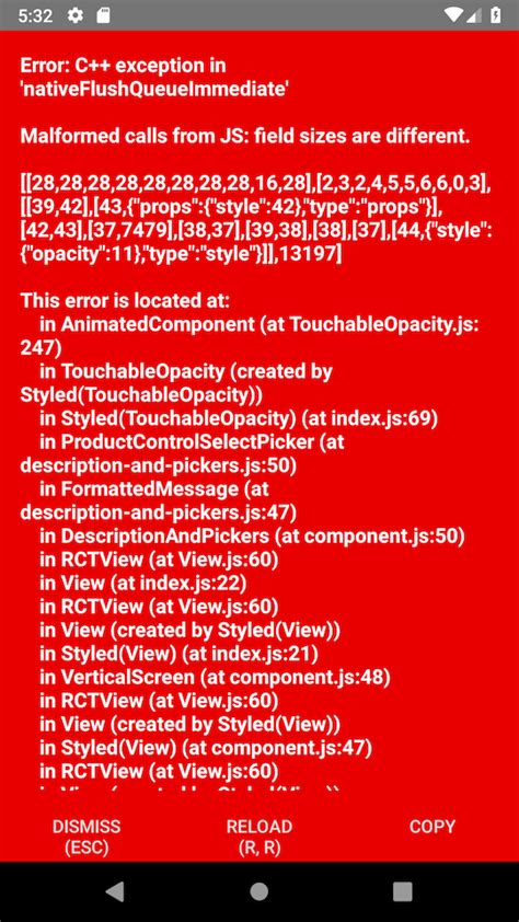 C Exception In Nativeflushqueueimmediate · Issue 15988 · Facebookreact Native · Github