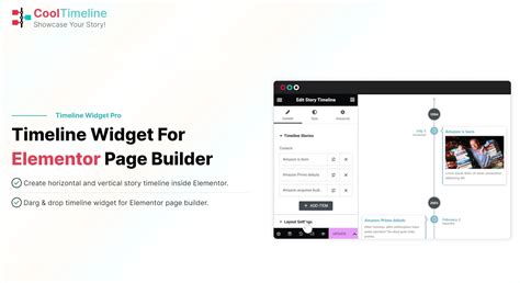 Cool Timeline Widget Pro For Elementor 201 Download