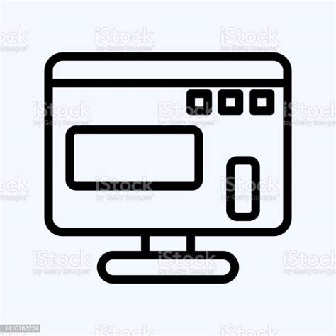 아이콘 웹 사이트 브랜딩 기호에 적합합니다 선 스타일 편집 가능한 간단한 디자인 디자인 템플릿 벡터 간단한 그림 들어가기에 대한