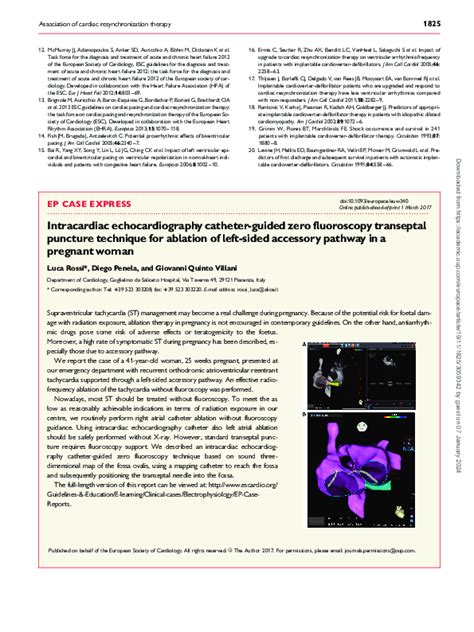 Pdf Intracardiac Echocardiography Catheter Guided Zero Fluoroscopy