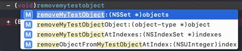 Ios Xcode Generates Some Remove Methods For My Property What Are