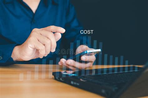 Business Strategy Cost And Quality Control Project Management Concept Growth Chart Cost