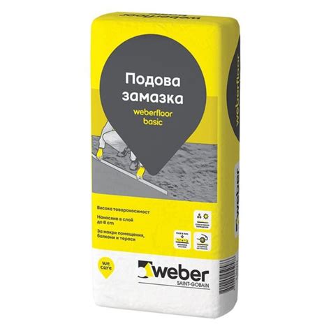 Bauhaus България Циментова замазка Weber Weberfloor Basic