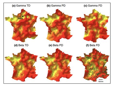 Devictor Et Al 2010 Ecology Letters Spatial Mismatch And Congruence Between Taxonomic