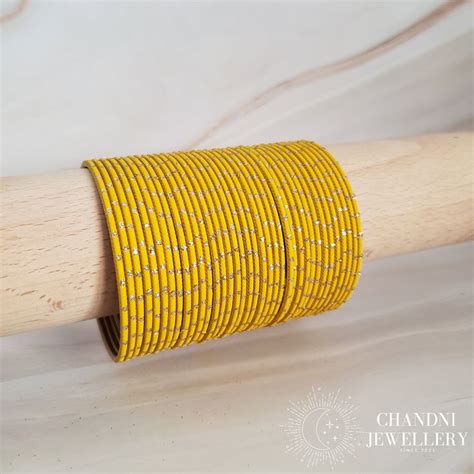 Plain Dotted Bangles Unique Bangle Bangle Set Plain