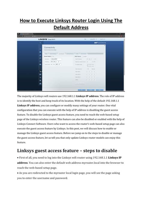 ppt linksys ip address powerpoint presentation free download id
