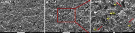 Sem Morphologies Of Aluminum Powders Deposited On Al Based Substrate