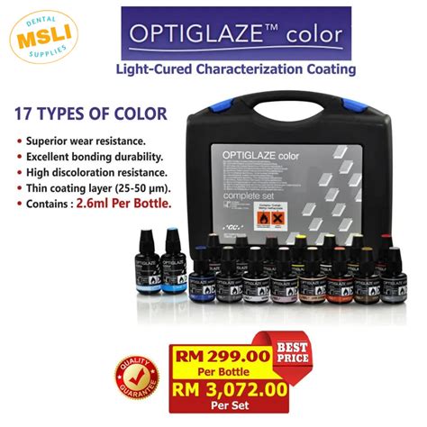 Pre Book Optiglaze Color Light Cured Characterization Coating