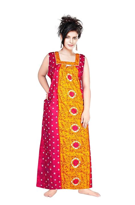 Buy Satyam Nighties Women Sleeveless Square Xxl Size Front Back Neck