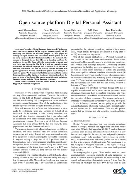 pdf open source platform digital personal assistant