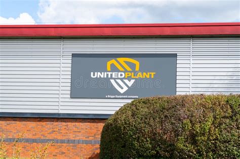 External Signage Of United Plant A Uk Based Heavy Plant Machinery