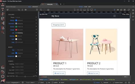 Wappler Documentation Using The Theme Manager With Bootstrap 5