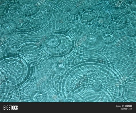 Rain Drop Ripples On Image And Photo Free Trial Bigstock