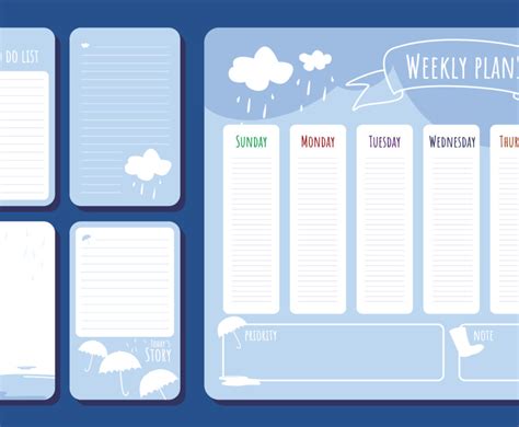 Cute Journal Template Freevectors