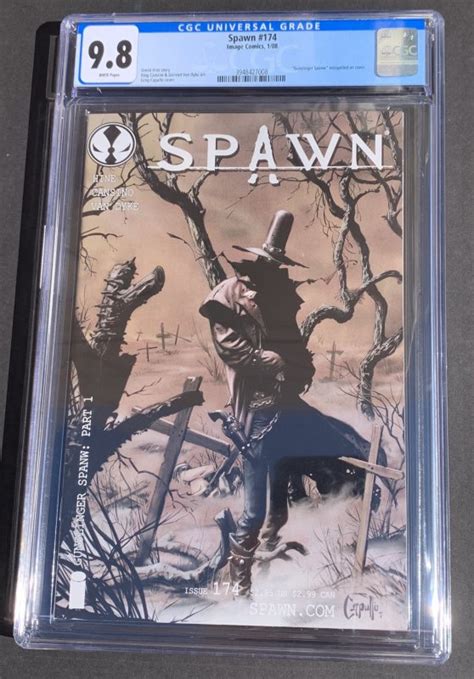Spawn 174 2008 Cgc 98 1st Appearance Gunslinger Spawn Greg Capullo