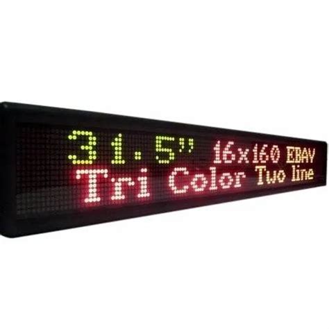 Aluminum Led Scrolling Message Display Board Shape Rectangle At