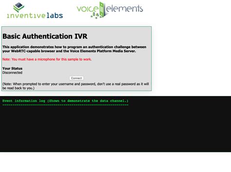Webrtc Demos Voice Elements