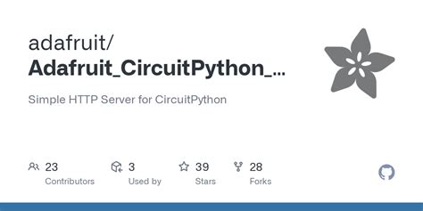 Github Adafruitadafruitcircuitpythonerver Simple Server For Circuitpython