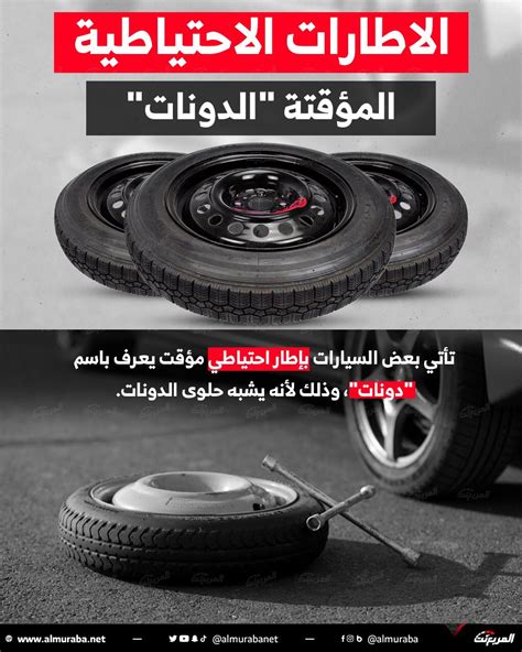 المربع نت تعرف على الاطارات الاحتياطية المؤقتة الدونات المربعنت