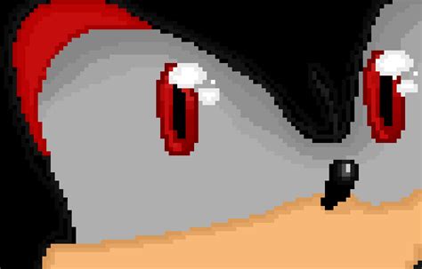 A Shadow Close Up Pixel Art