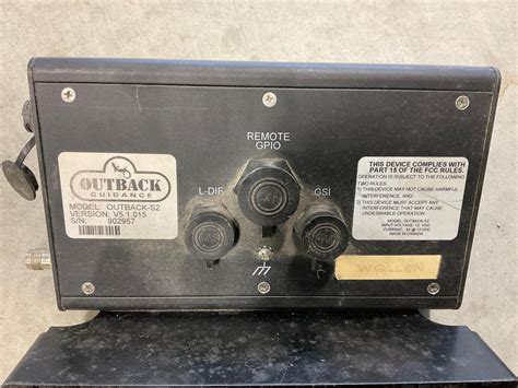 Outback 360 EDrive S2 Guidance System Agriculture BigIron